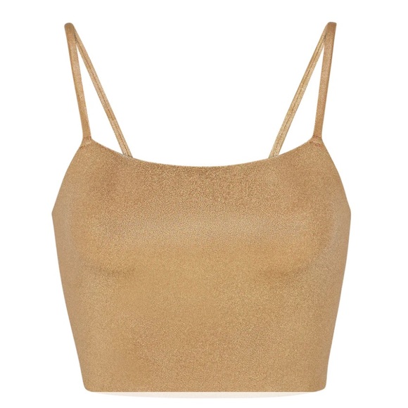 SKIMS | Tops | Nwt Skims Fits Everybody Strappy Back Cami New Gold ...